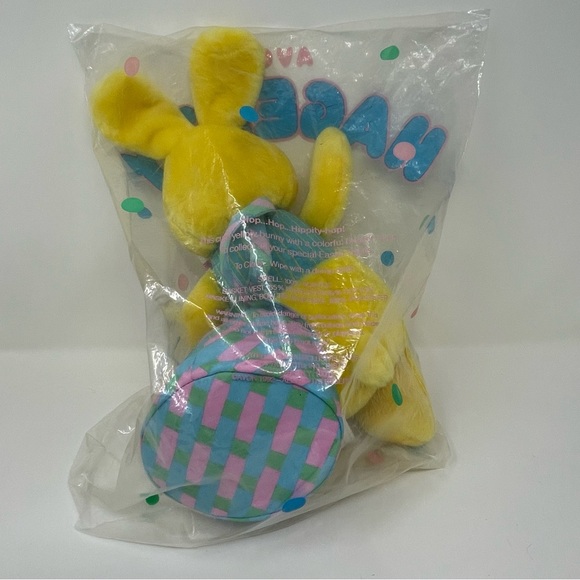 Avon | Toys | Vintage Avon Stuffed Animal Plush Easter Yellow Bunny ...